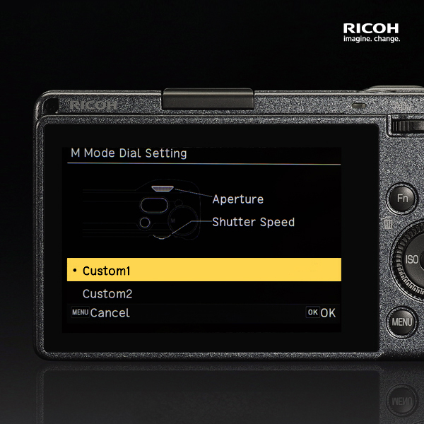 RICOH Function & Menu : M MODE DIAL