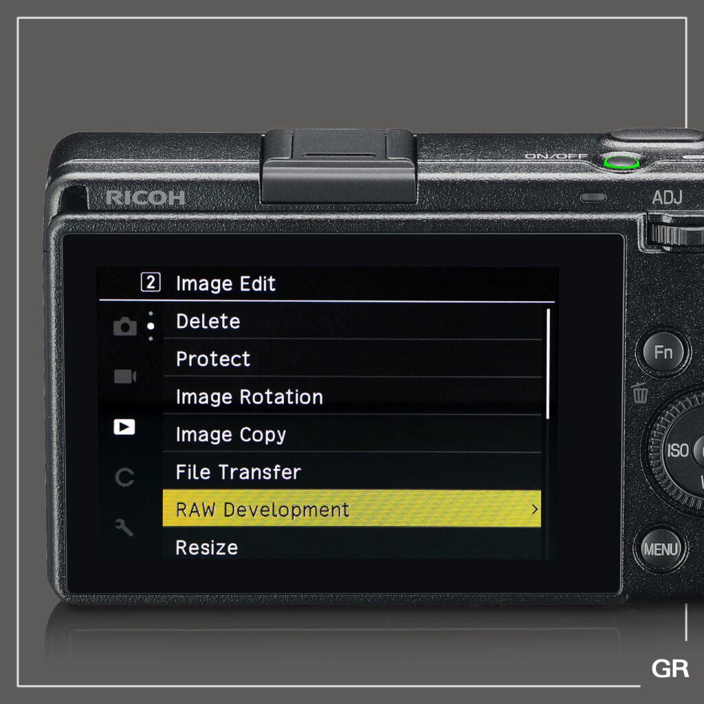 GR HOW TO : RAW DEVELOPMENT สามารถเลือกแปลงไฟล์ได้ครั้งละหลายภาพ